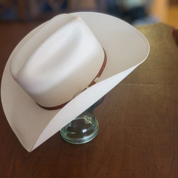 Stetson | Accessories | Vintage Stallion By Stetson Straw Shantung ...